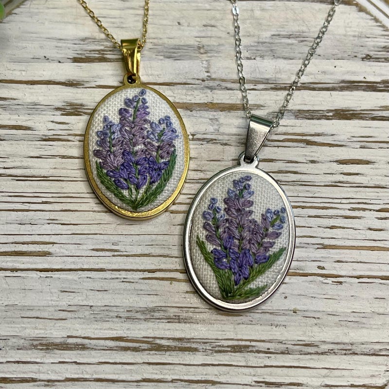 Lavender Necklace - Etsy