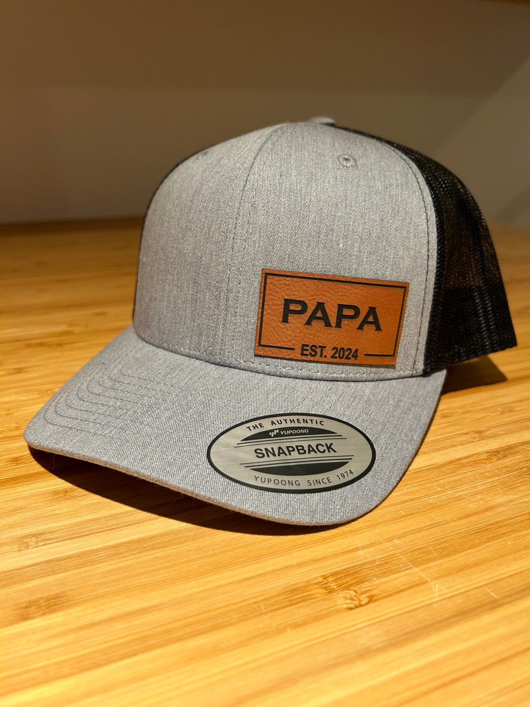 PAPA Hat EST Papa Baseball Cap 2024 Pregnancy Announcement - Etsy