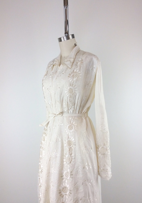 20s Ivory Lace Bra, Panty, Slip & Robe Set / 1920s Vi… - Gem