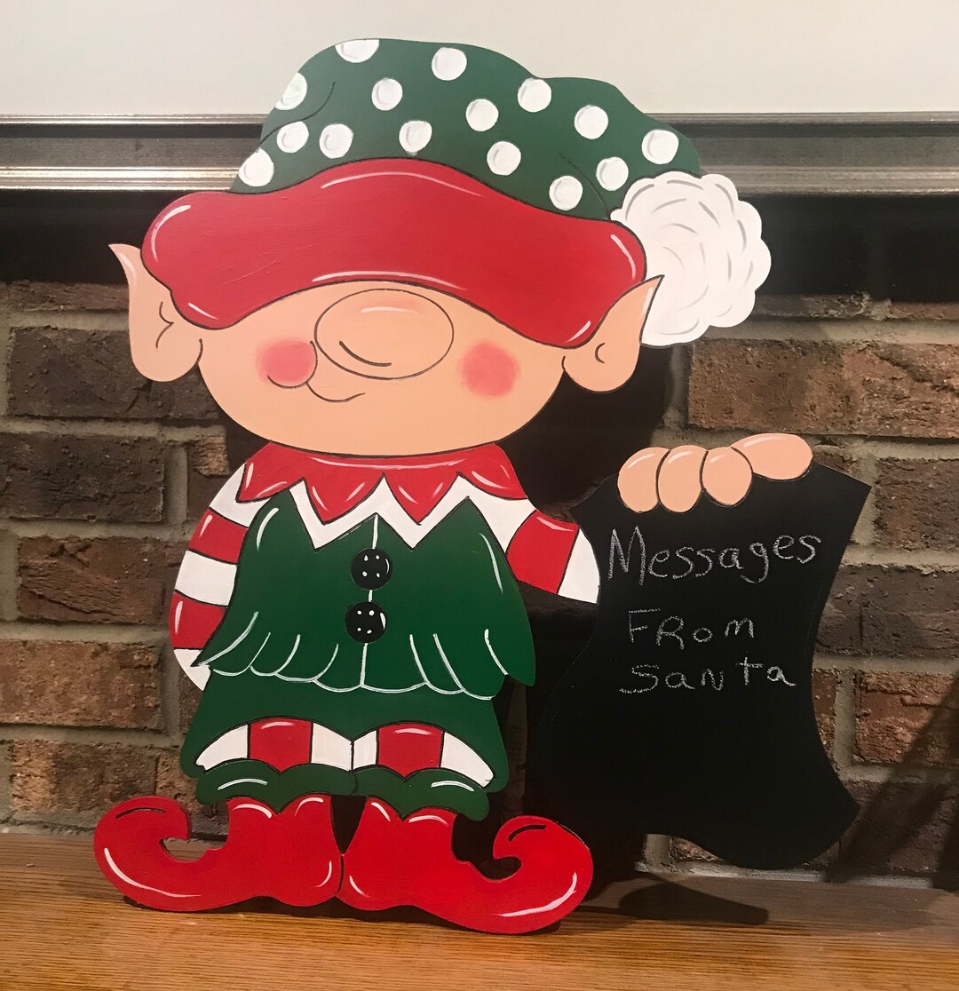 Elf/ Elf Sign/ Letters From Santa/ Christmas Elf/ Elf Christmas Décor ...