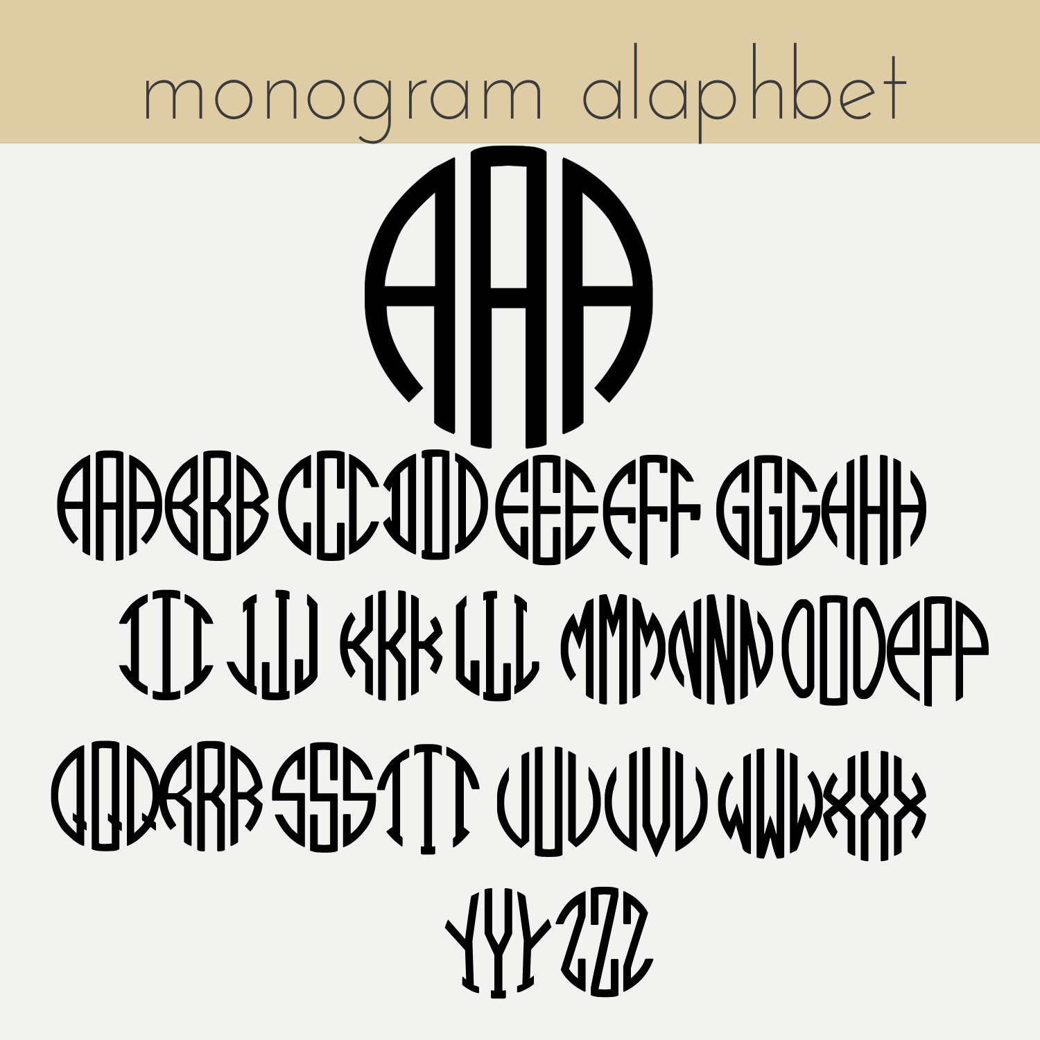 Make Your Own Monograms