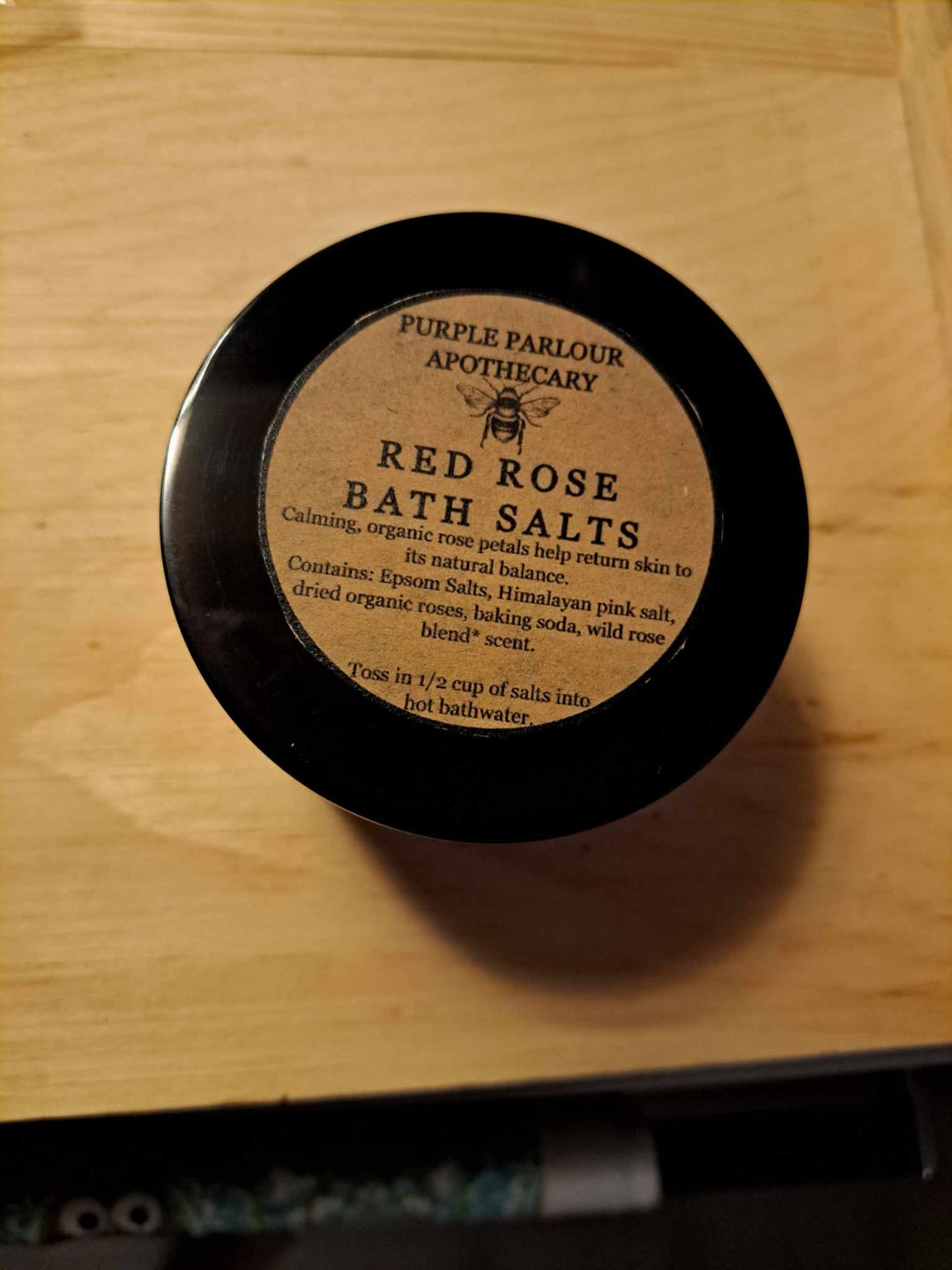 Red Rose Bath Salts - Etsy
