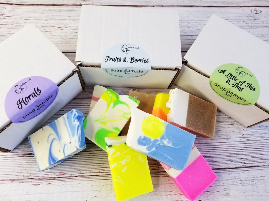 Soap Sample Set Set of 6 Sample Soaps - Etsy
