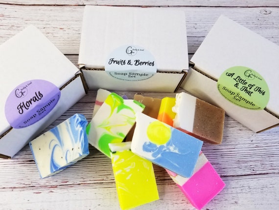 Soap Sample Set Set of 6 Sample Soaps - Etsy