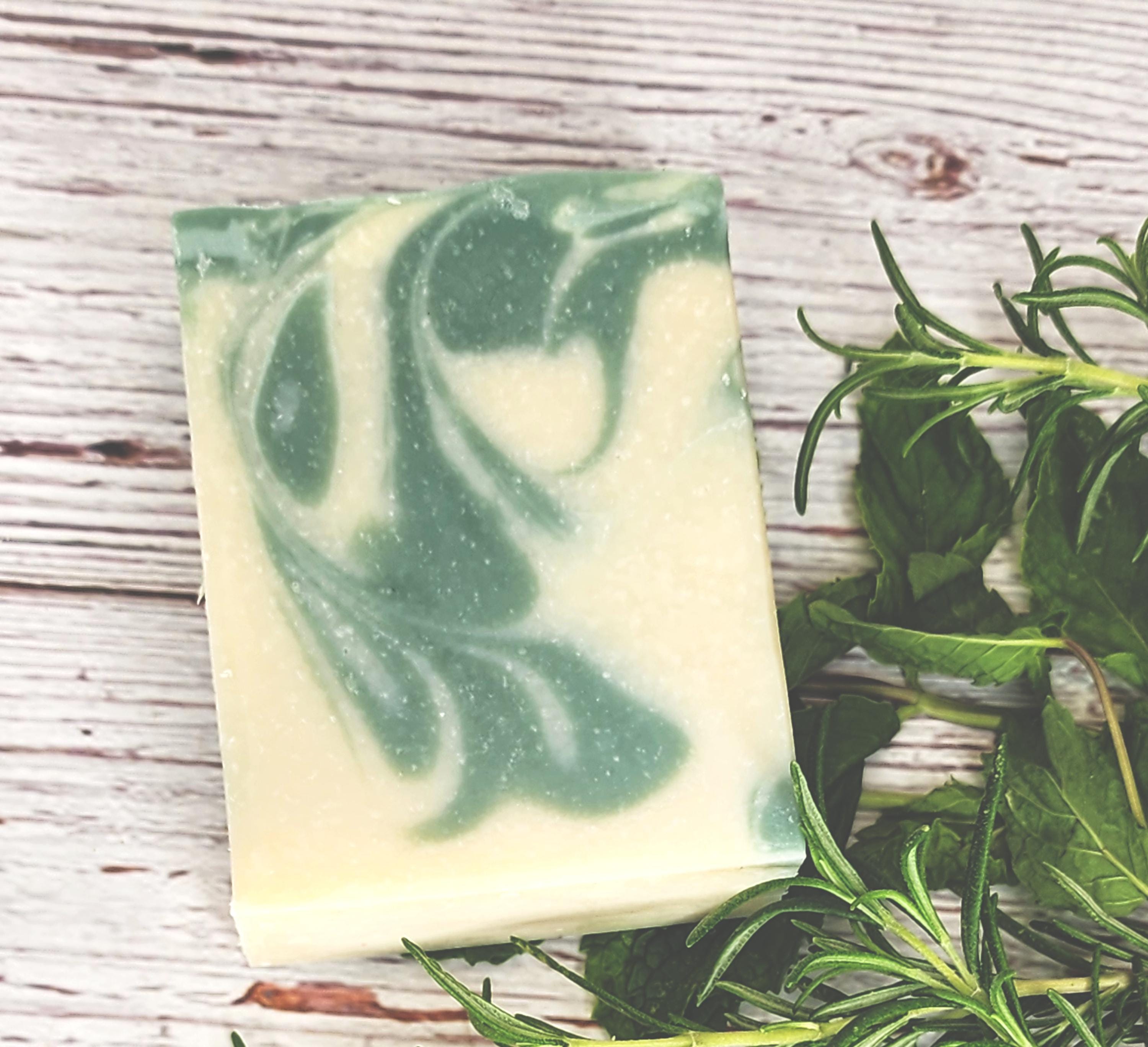 Rosemary Mint Soap Handmade Cold Process Soap - Etsy