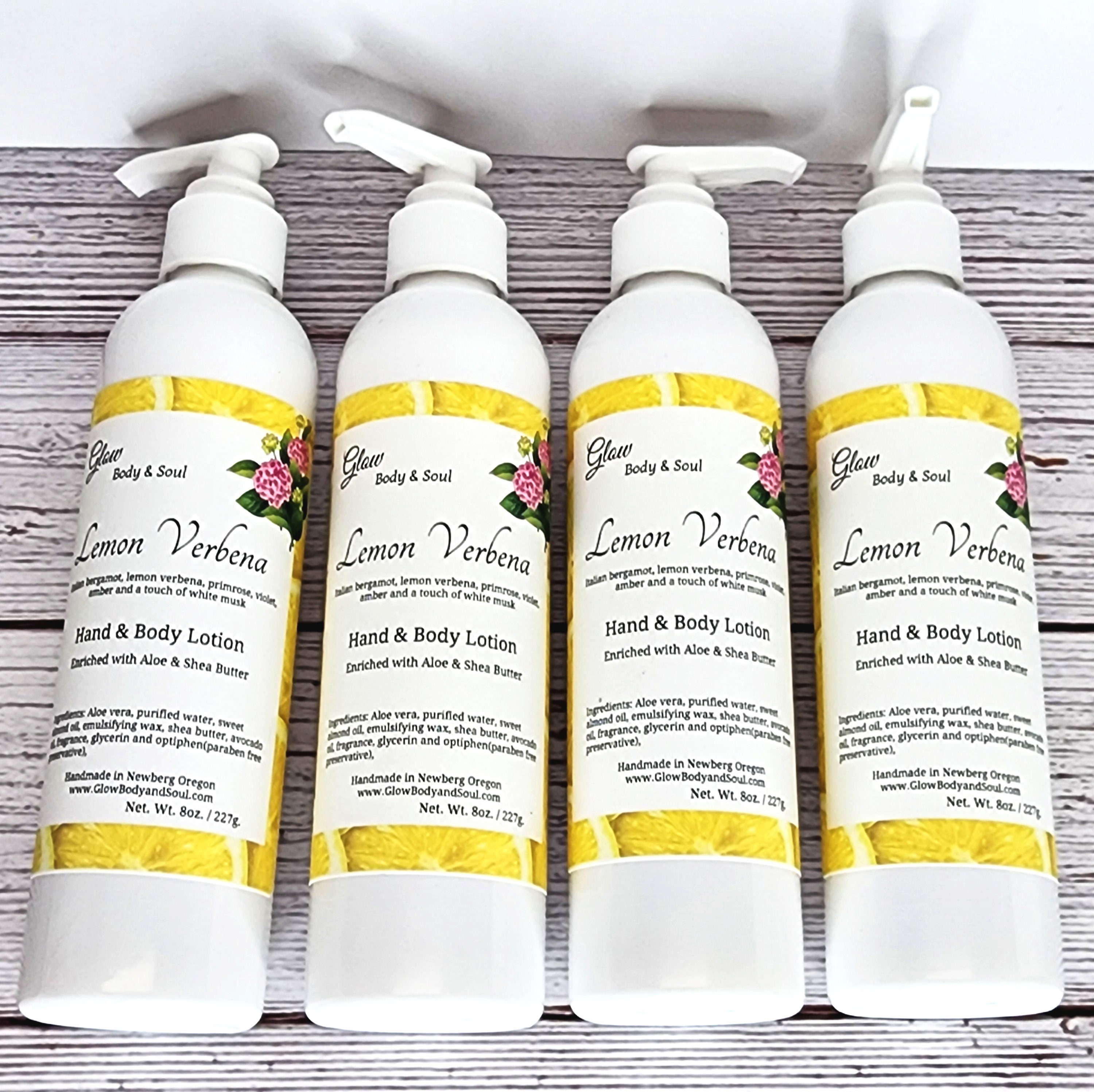 Lemon Verbena Lotion: Aloe & Shea Butter - Paraben Free (8 Oz) - Etsy