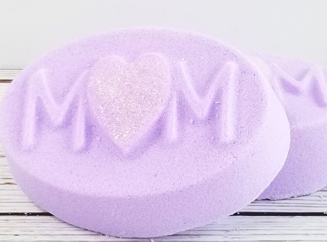 Lavender Bath Bomb Love You Mom Bath Bomb Mother's Day Bath Bomb - Etsy