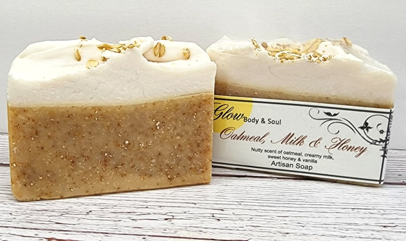 Oatmeal Milk and Honey Handmade Cold Process Soap - Etsy