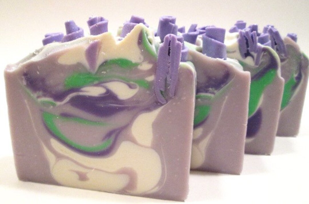 Lavender Flowers Handmade Cold Process Soap Vegan Soap - Etsy
