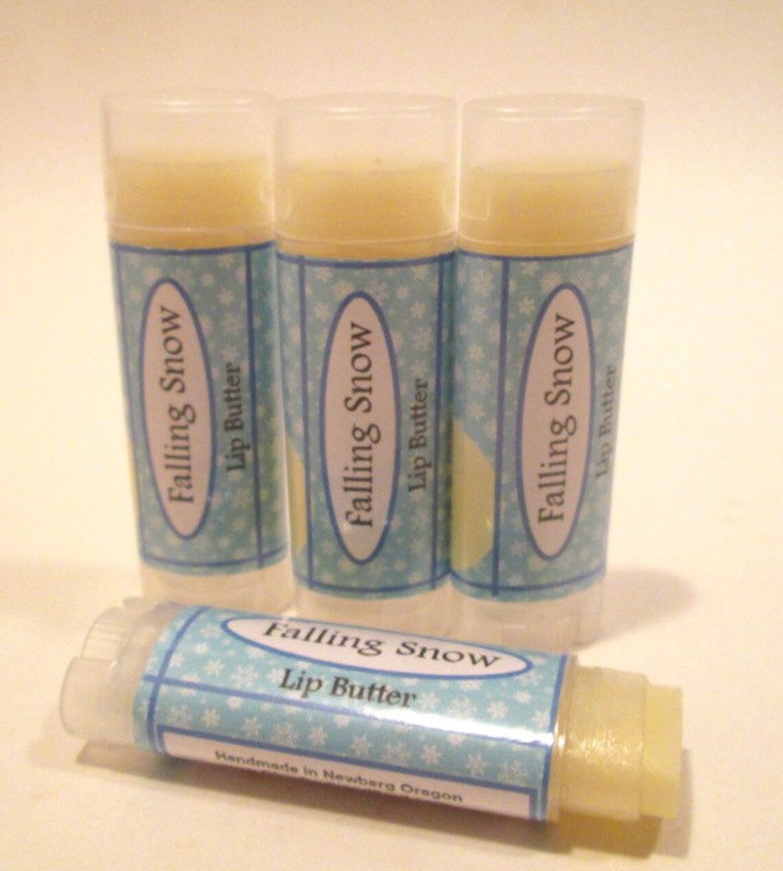 Falling Snow Lip Butter Peppermint Vanilla Lip Balm - Etsy