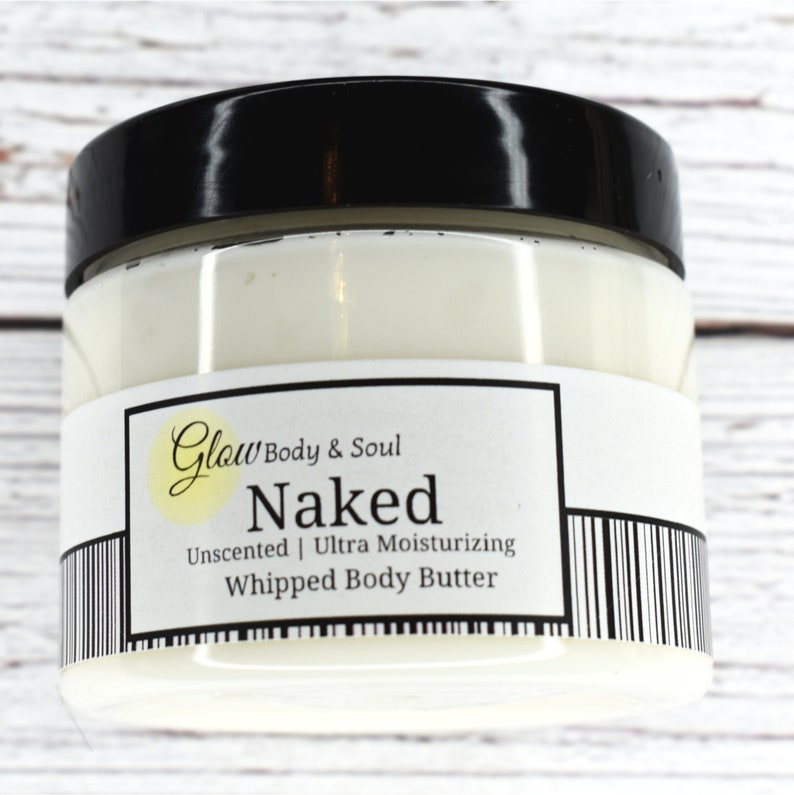 Unscented Body Butter: Handmade Shea, Coconut & Mango Butter (4oz.) - Etsy