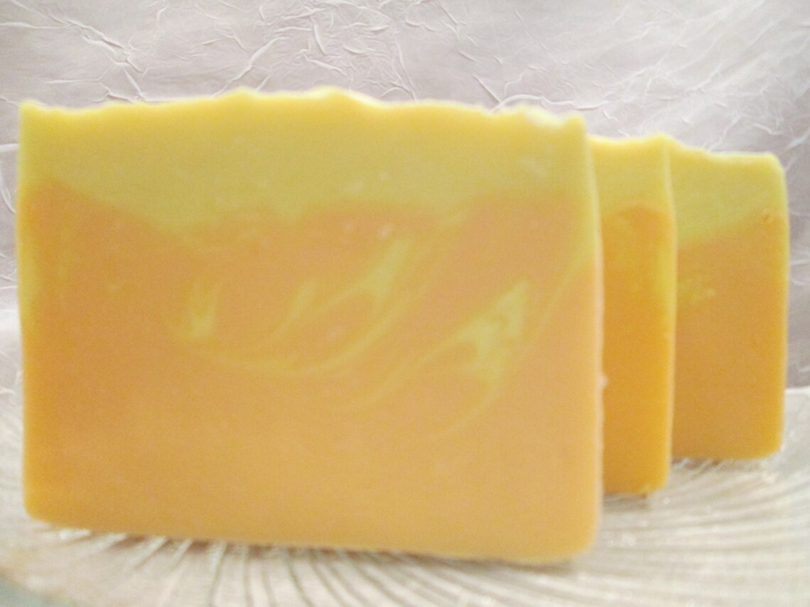 Mango Tangerine Soap Handmade Cold Process | Etsy
