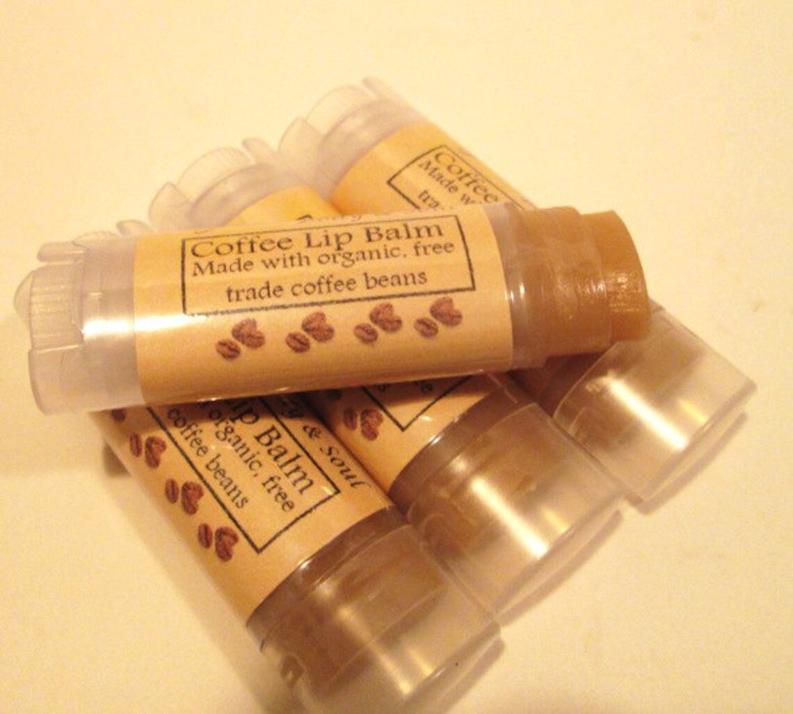 Coffee Lip Balm Organic Free Trade Unsweetened Lip Balm - Etsy