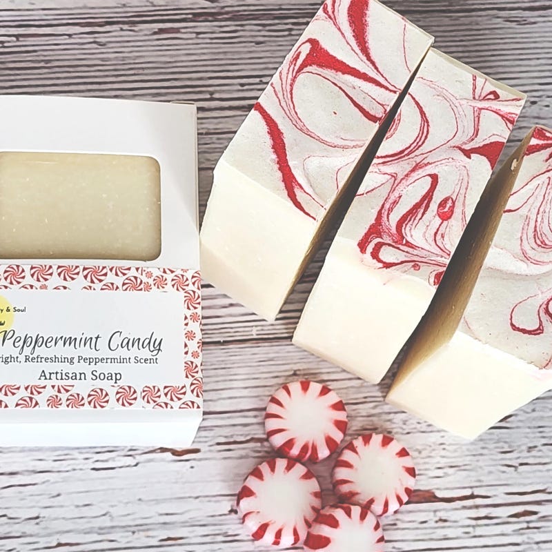 Peppermint Soap - Etsy