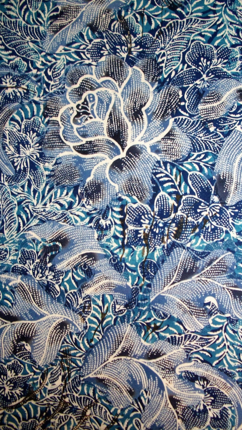 Beautiful Hand Stamped Batik From Java - Etsy