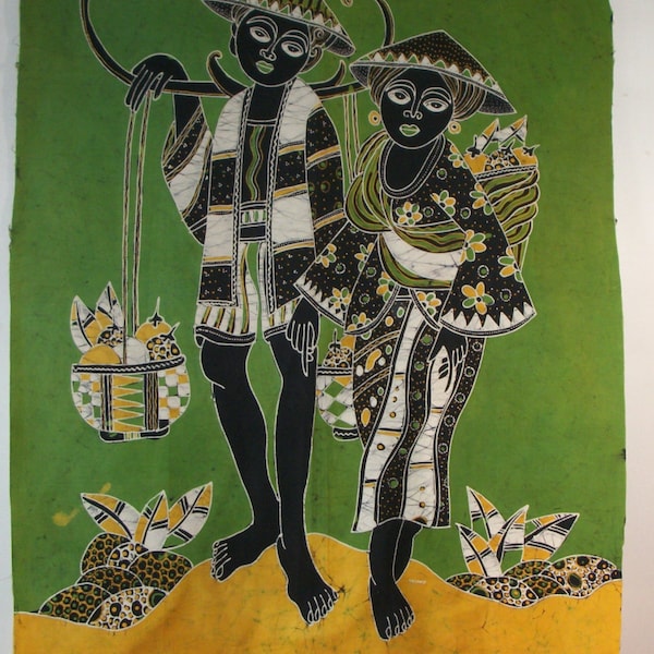 Batik Landscape - Etsy