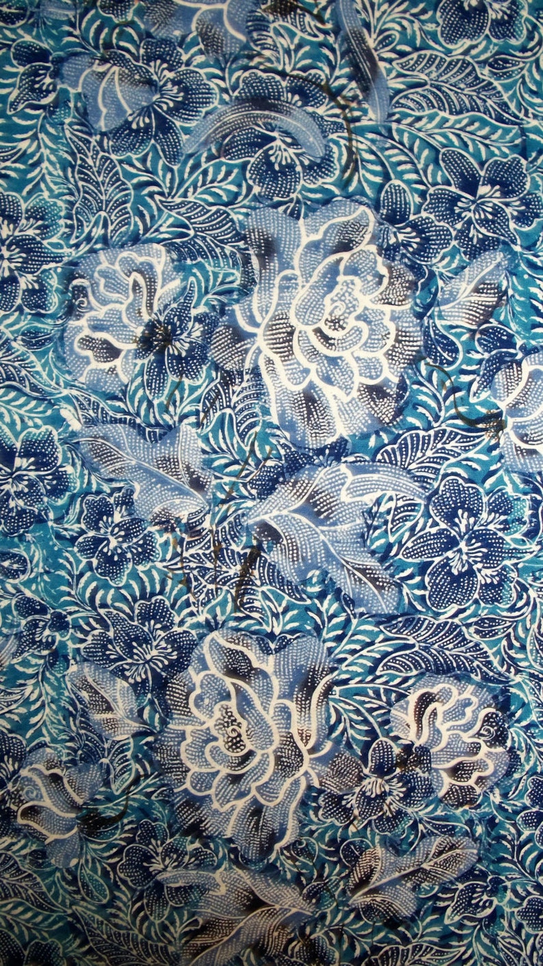 Beautiful Hand Stamped Batik From Java - Etsy