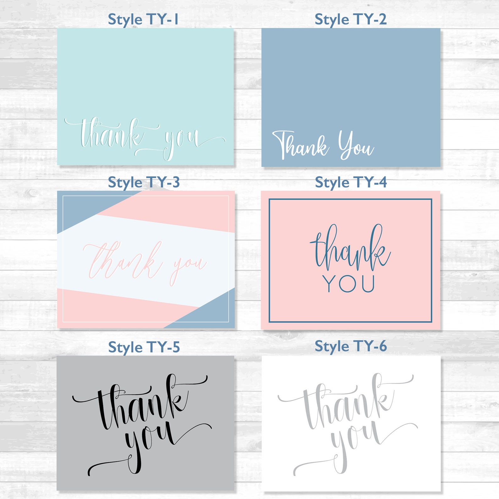 Thank You Notes | Thank You Stationery | Folded Notecards | Thank You ...