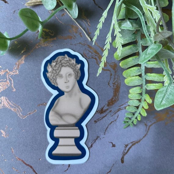 Greek Bust Sticker or Magnet Laptop Waterbottle Sticker - Etsy