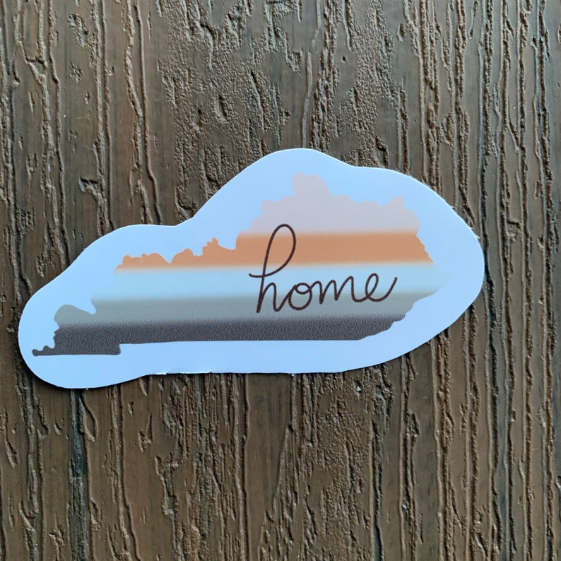 Kentucky Home Sticker or Magnet | Laptop Sticker | Water Bottle Sticker ...
