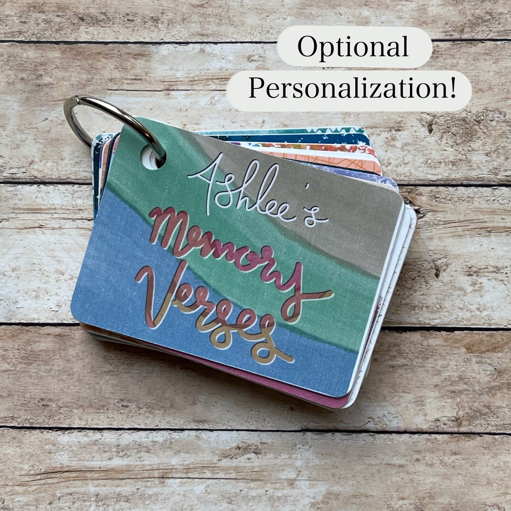 Memory Verse Scripture Flash Cards Laminated Hand Held Cards | Etsy