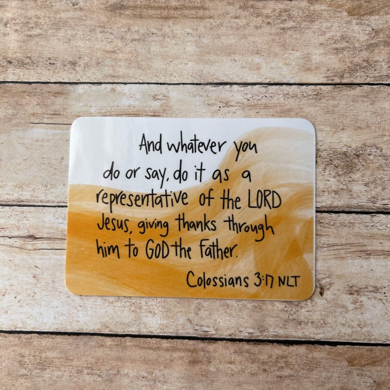 Colossians 3 - Etsy