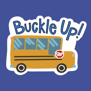 School Bus Sticker or Magnet | Teachers Week Gift | Back to School ...