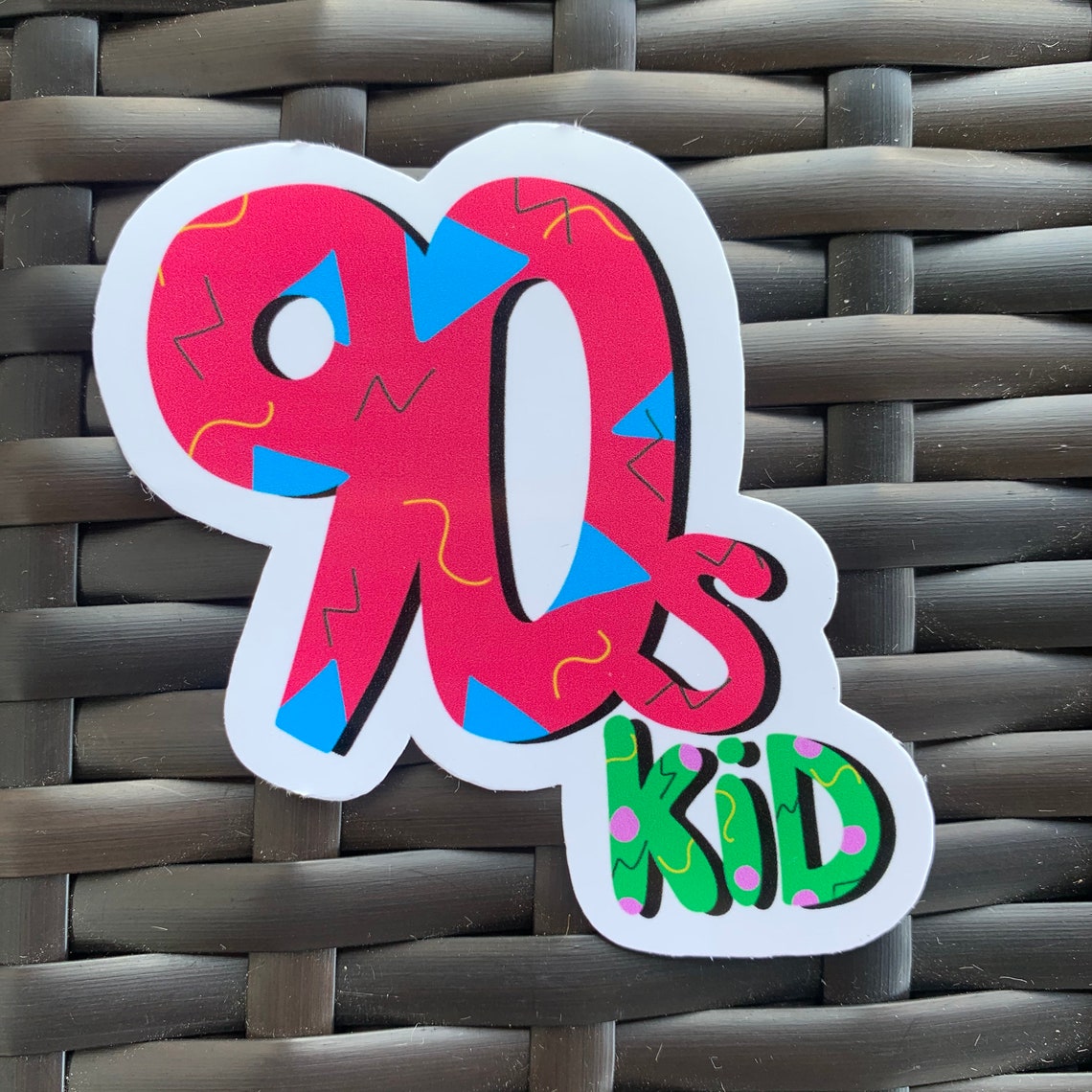 90s Kid 90s Baby Sticker or Magnet Laptop Sticker Water - Etsy India