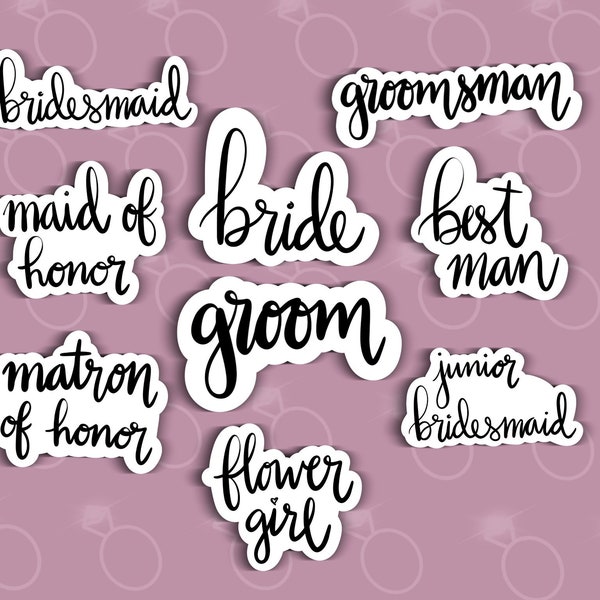 Bride Groom Stickers - Etsy