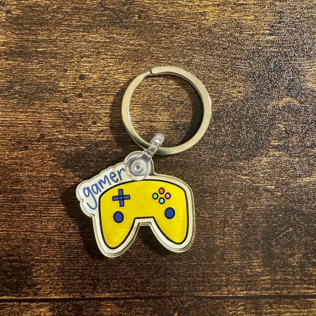 Gamer Controller Acrylic Keychain | Gift for Son Daughter | Gift for ...