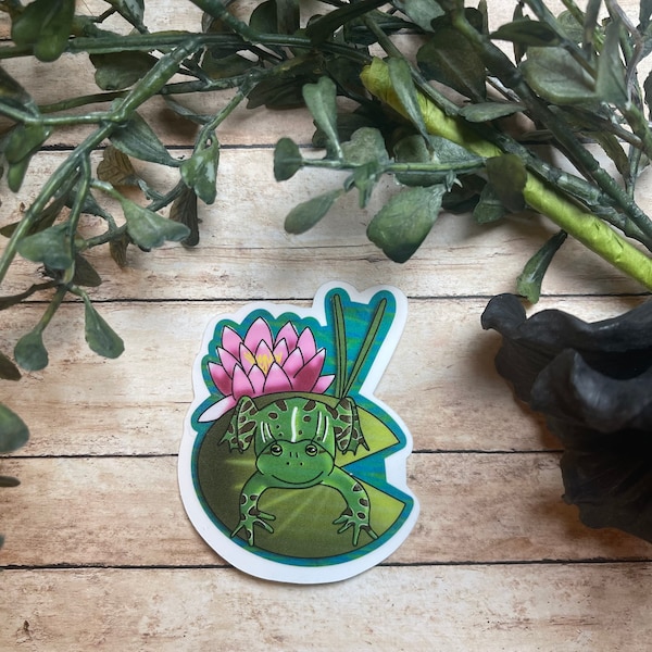 Lily Pad Sticker - Etsy