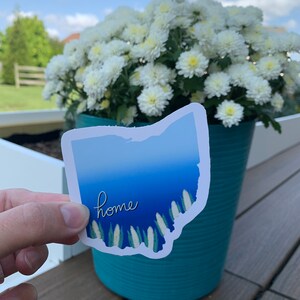Ohio Home Sticker or Magnet | Laptop Sticker | Water Bottle Sticker ...