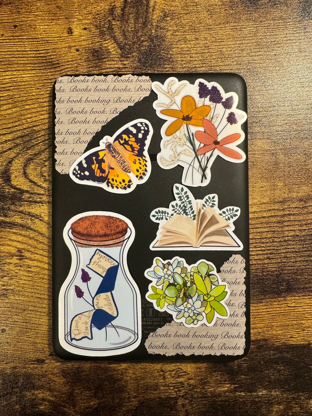 Kindle Case Sticker Set | Book Club Gift | Reader Bookworm | Message in ...