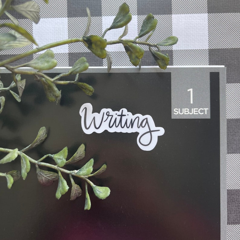 Notebook Subject Labels Sticker Back to School Teacher - Etsy