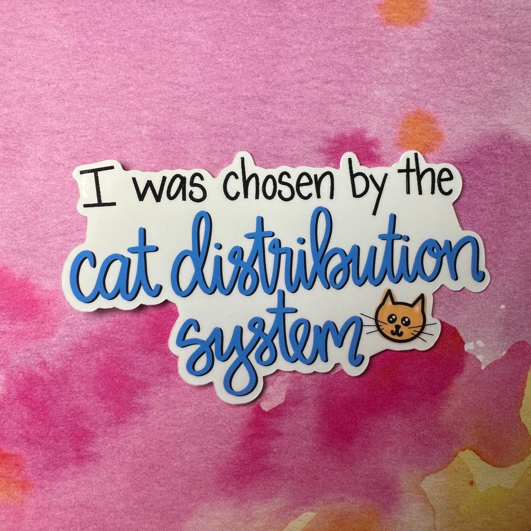 Cat Distribution System Sticker or Magnet | Laptop Sticker | Water ...