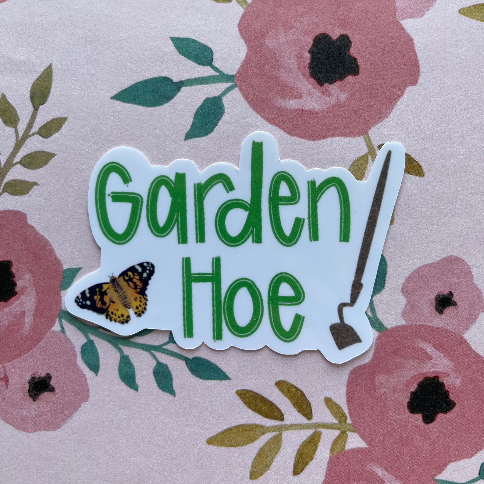 Garden Hoe Sticker or Magnet | Laptop Sticker | Water Bottle Sticker ...