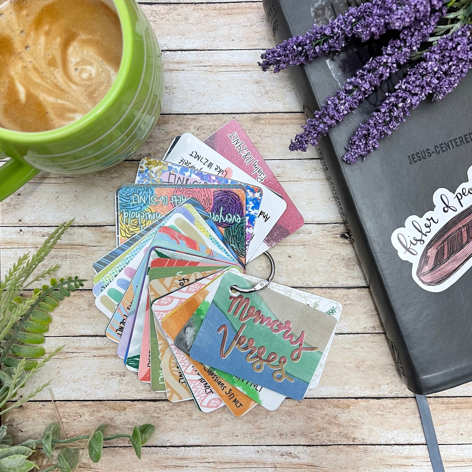 Memory Verse Scripture Flash Cards | Laminated Hand Held Cards | 30 ...