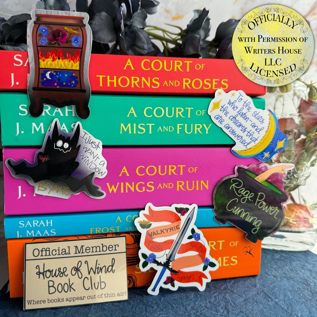 Officially Licensed ACOTAR Sticker or Magnet | A Court of Thorns and ...