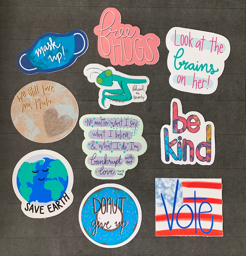 Make a Statement Sticker or Magnet Bundle | Laptop Stickers | Water ...
