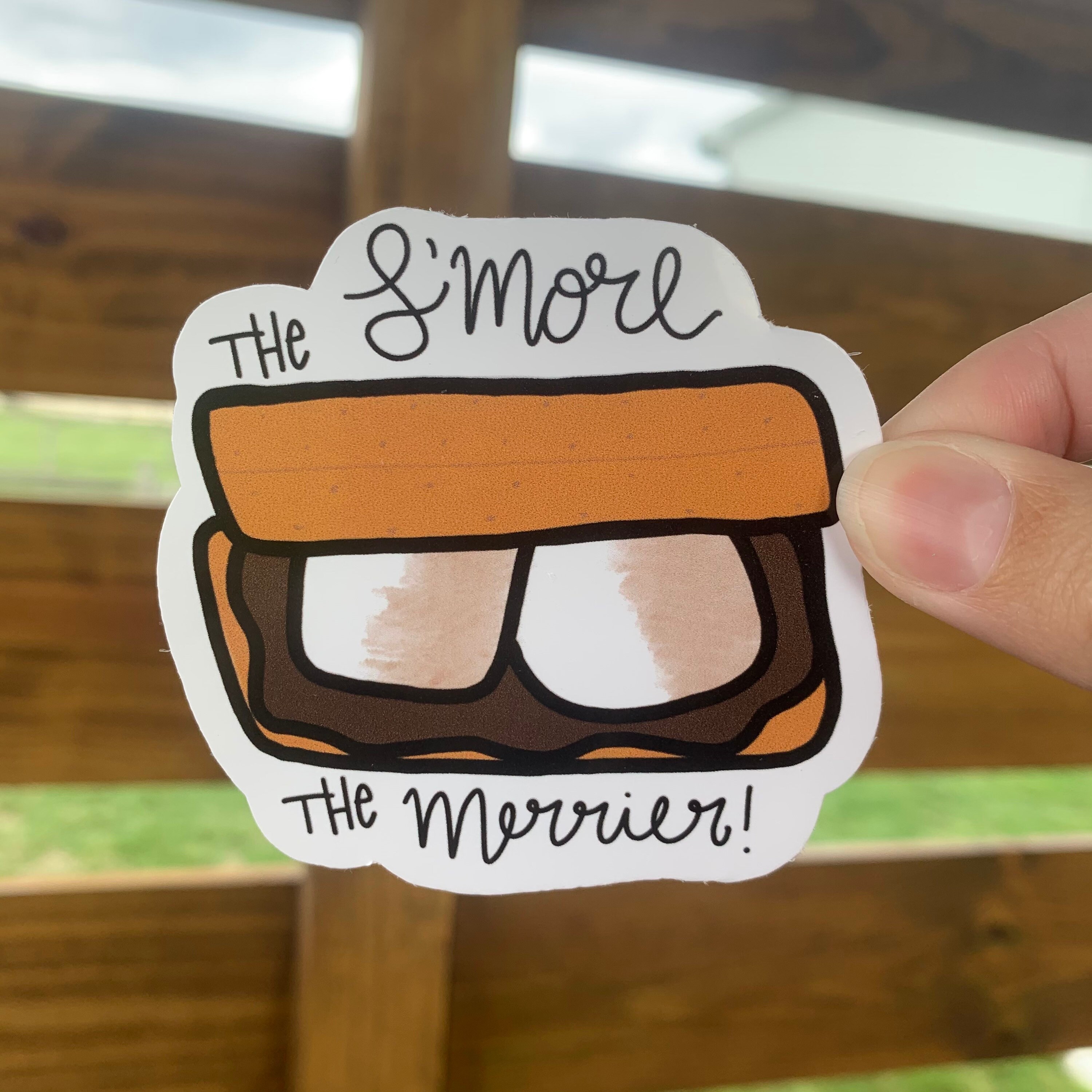 Smores Sticker or Magnet Laptop Sticker Water Bottle - Etsy UK