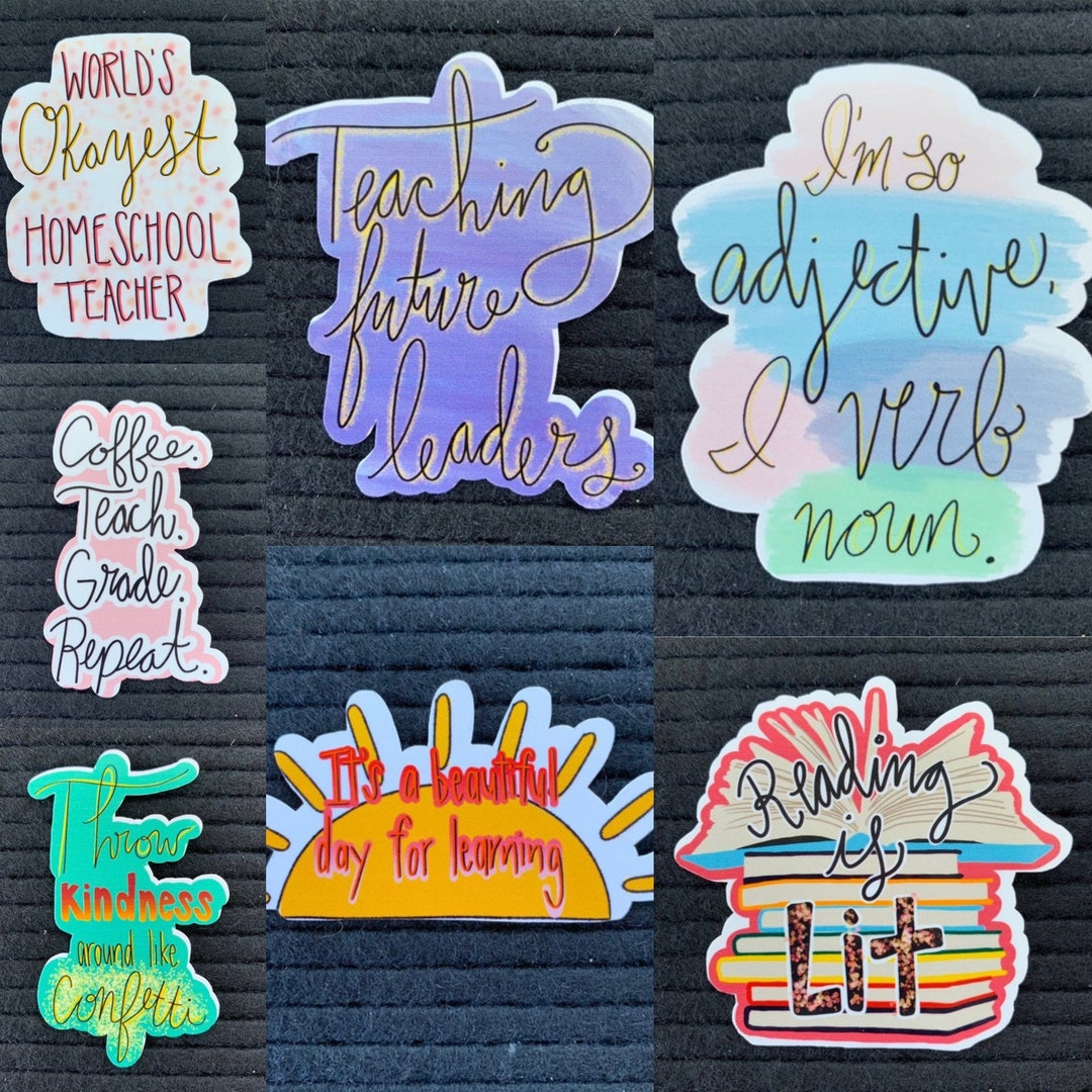 Teacher Sticker or Magnet Bundle | Back to School | Teacher ...