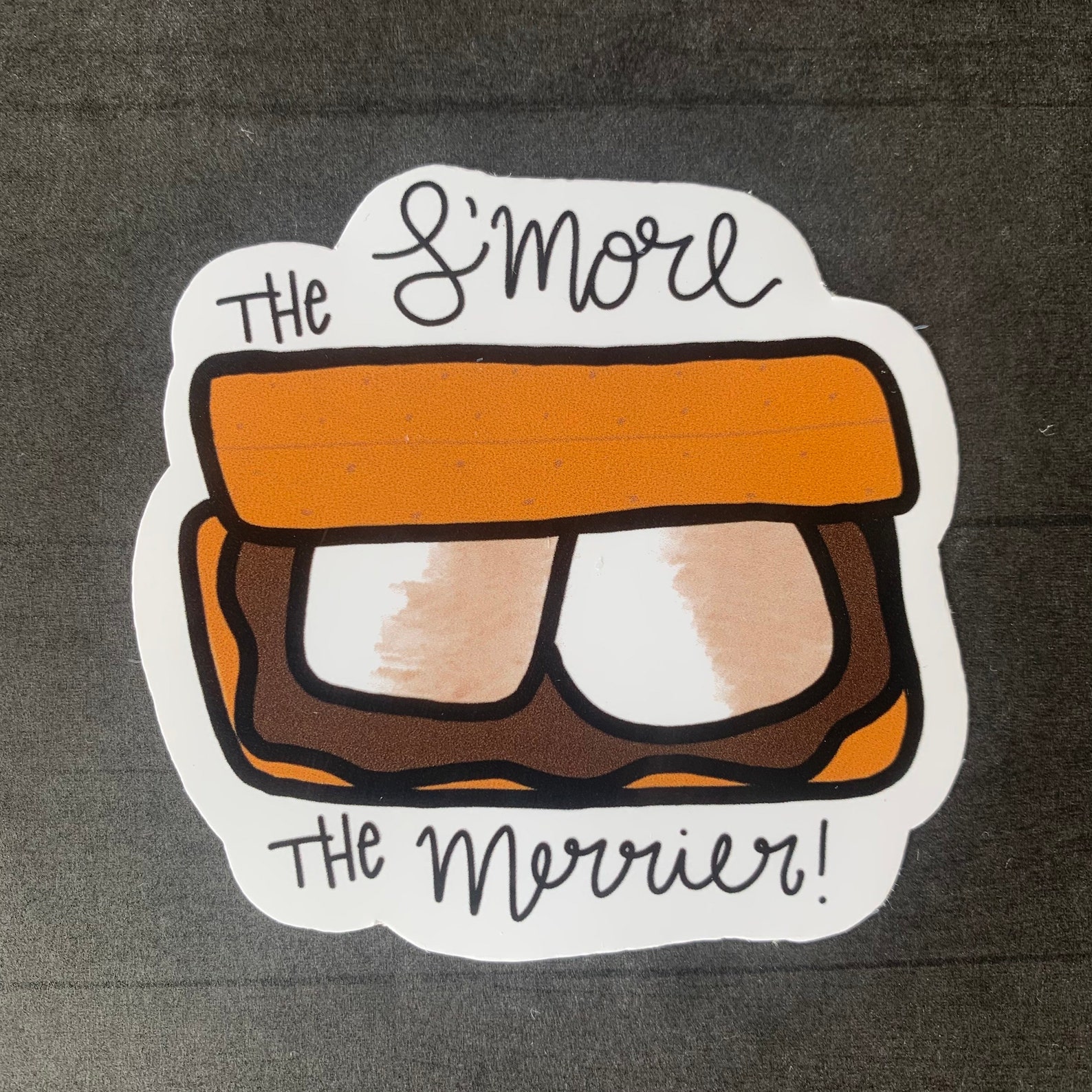 Smores Sticker or Magnet Laptop Sticker Water Bottle - Etsy