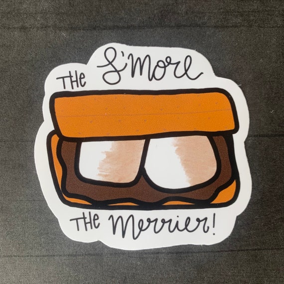 Smores Sticker or Magnet Laptop Sticker Water Bottle - Etsy