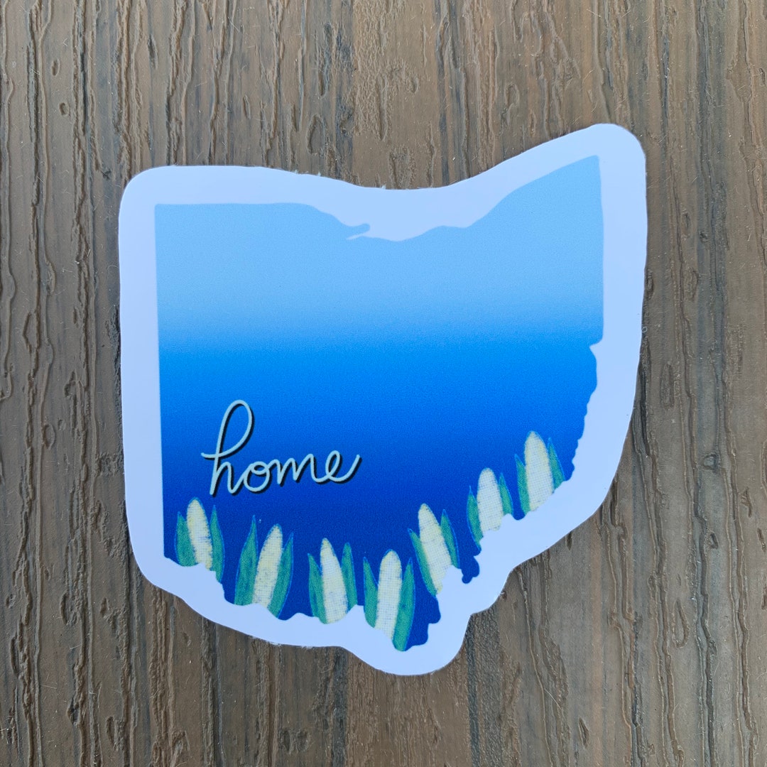 Ohio Home Sticker or Magnet | Laptop Sticker | Water Bottle Sticker ...