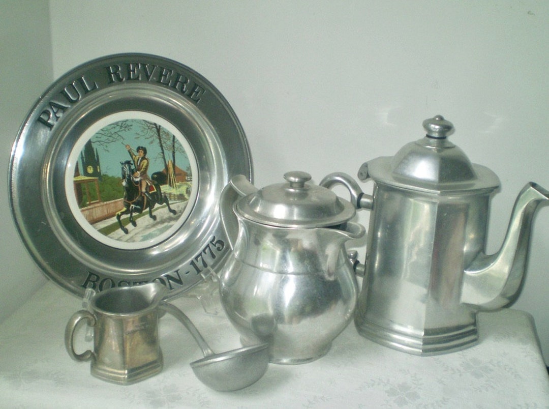 WILTON PEWTER Dishes and Serving Pieces- Made in USA Pewterware- Paul ...