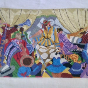 JAZZ BAND by Prince Duncan Williams- Needlepoint Jazz Band Picture ...