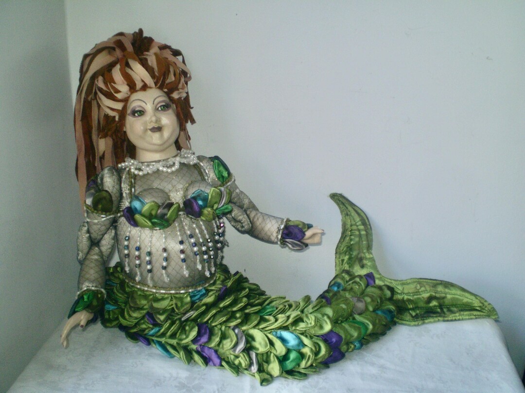 DESIGNER MERMAID DOLL- Handmade Mermaid Doll for Your Decor- Wayne M ...