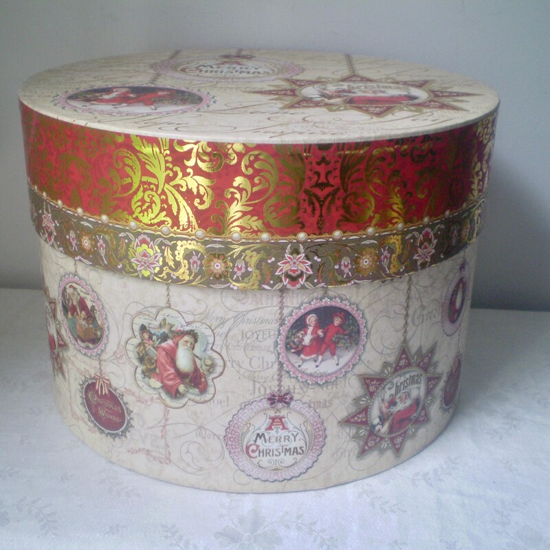 Victorian Hat Box - Etsy