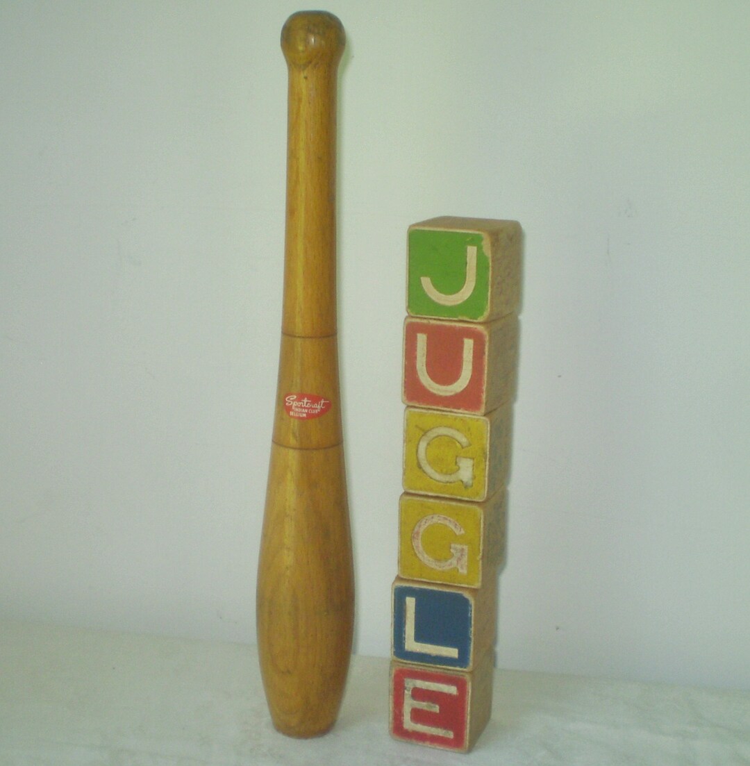 Vintage Sportcraft Indian Club Weighted Juggling Club by Sportcraft ...