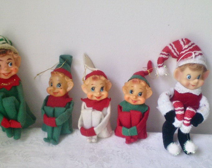 PIXIE Knee HUGGER ELF Made in Japan Vintage Elves From 1950s Midcentury ...